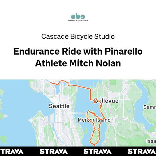 Endurance Ride with Pinarello Athlete Mitch Nolan | Strava Club Event
